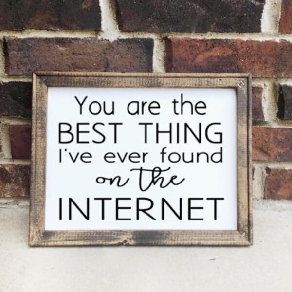 You Are the Best Thing I Found on the Internet Card - Etsy