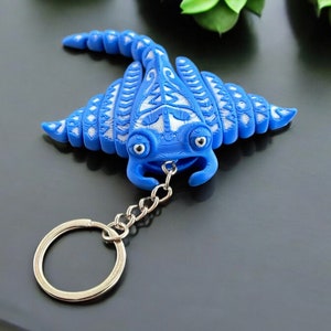 Mini Manta Ray Keychain - Etsy