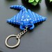 Mini Manta Ray Keychain - Etsy