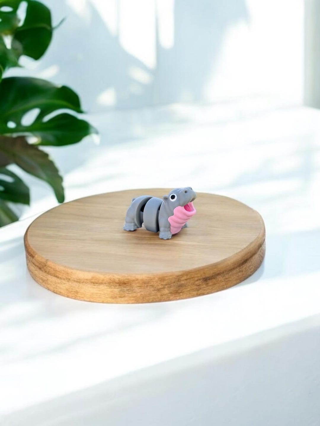 Mini Moodeng Inspired Hippo / 3d Printed Hippo - Etsy