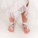Baby Lace Barefoot Sandals – Flower Girl French Lace Foot Accessory - Etsy
