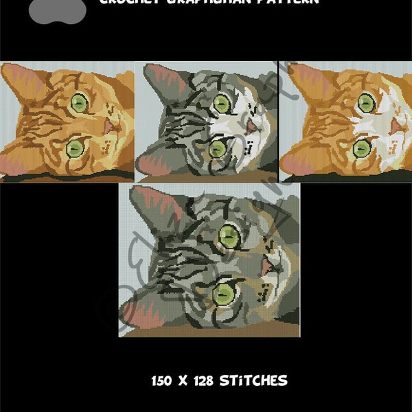 Cat Afghan Pattern - Etsy