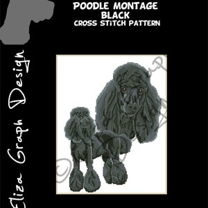 Poodle CROSS STITCH Pattern, Poodle Dog Counted Cross Stitch Pattern - Etsy