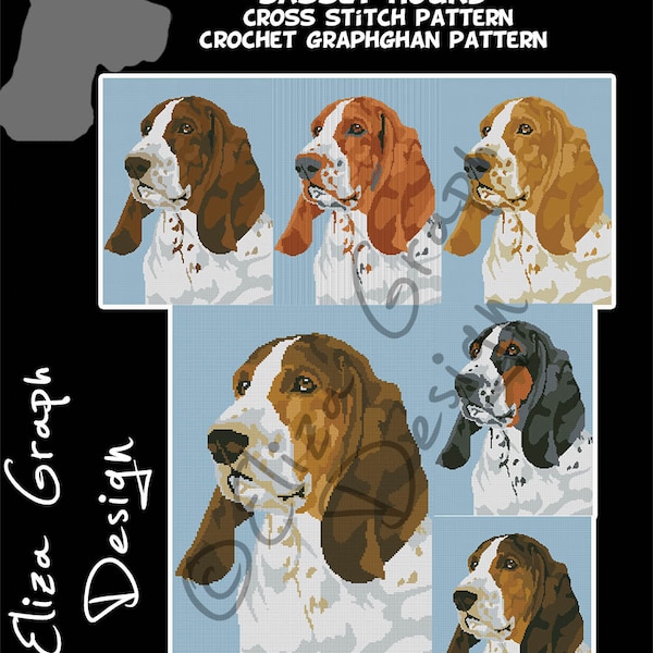 Bassett Hound Crochet Pattern - Etsy