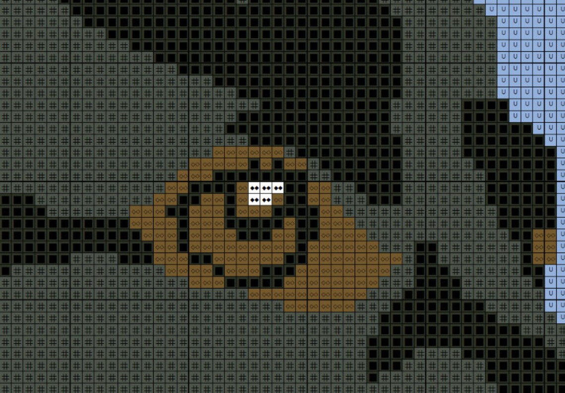 Schipperke CROSS STITCH Pattern, CROCHET Graphghan Blanket Pattern - Etsy