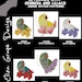 Custom Quaker Parrot Cross Stitch Pattern, With Chooseable Flowers and ...