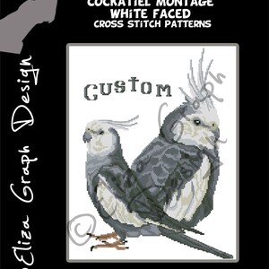 Cockatiel CROSS STITCH Pattern, Parrot Counted Cross Stitch Pattern - Etsy