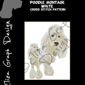 Poodle CROSS STITCH Pattern, Poodle Dog Counted Cross Stitch Pattern - Etsy