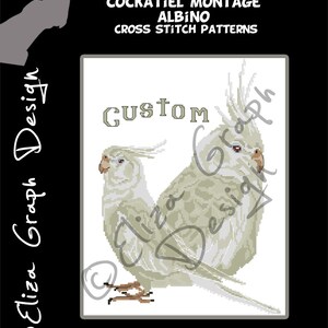 Cockatiel CROSS STITCH Pattern, Parrot Counted Cross Stitch Pattern - Etsy