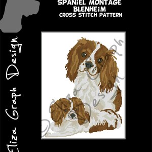 Cavalier King Charles Spaniel CROSS STITCH Pattern, Dog Counted Cross ...