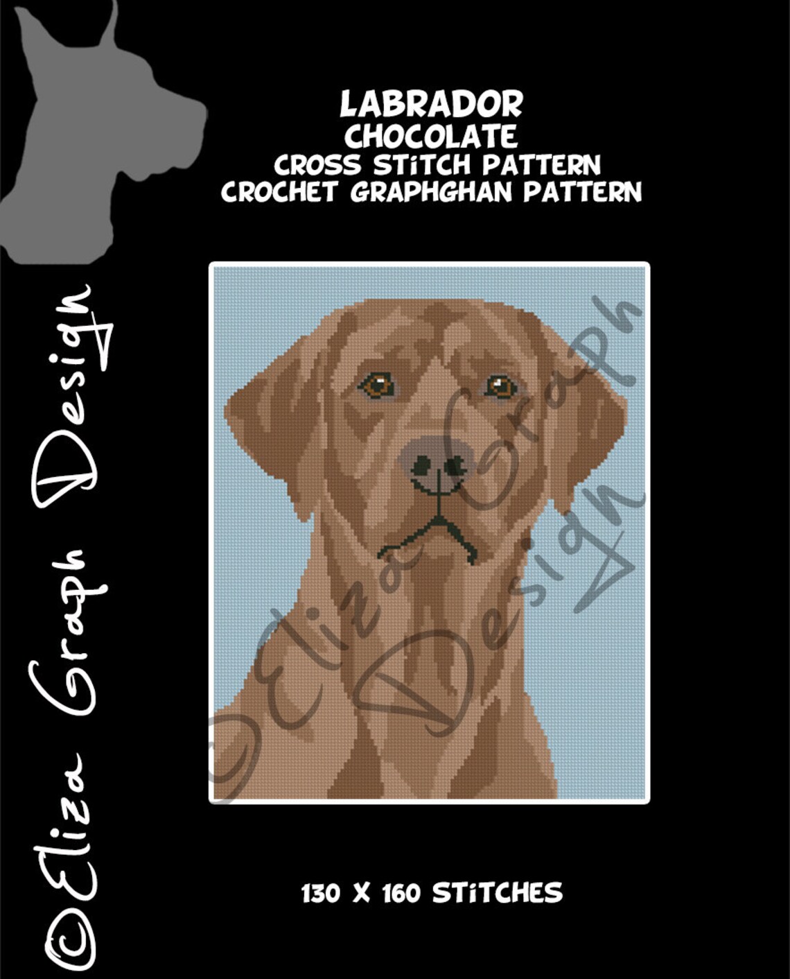 Working Labrador Retriever CROSS STITCH Pattern CROCHET - Etsy