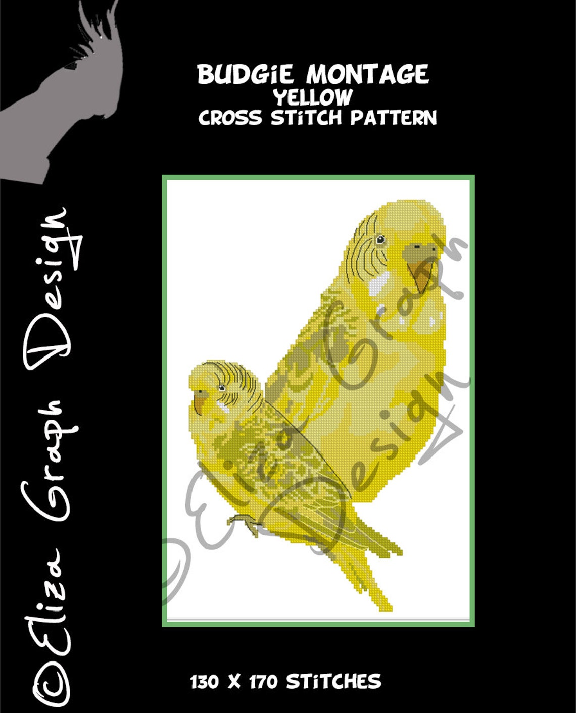 Budgie Parrot CROSS STITCH Pattern Parakeet Counted Cross - Etsy