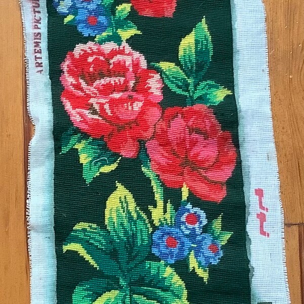 Needlepoint Roses - Etsy