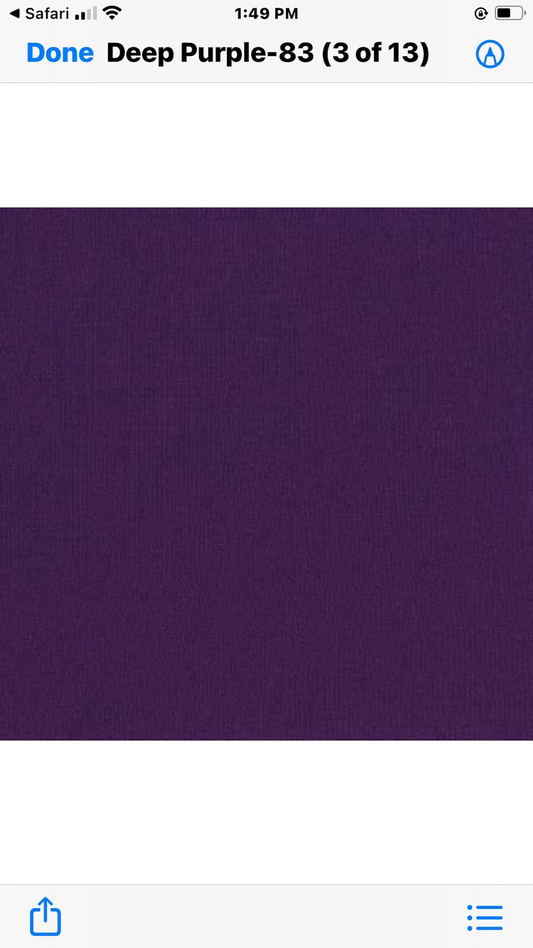 Deep Purple 83 Peppered Cotton Fabric: Yarn Dyed Shot Cotton - Etsy