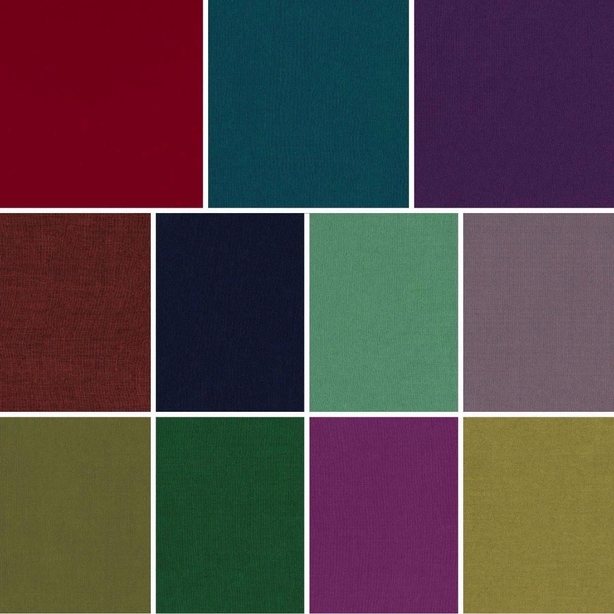 FATQUARTER BUNDLE, New Colors, Peppered Cotton by Pepper Cory for ...