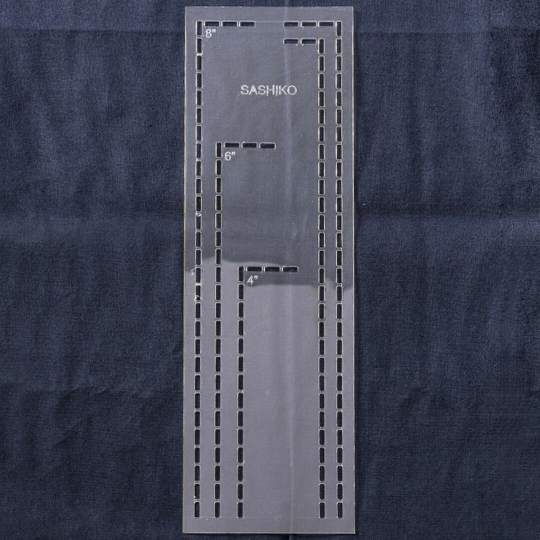 Sashiko Border Rule Template Japanese Embroidery Sew Easy 4” 6” 8 ...