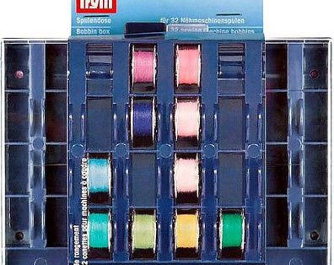 Bobbin Storage Box 32 Sewing Machine Bobbins Prym 611980 Navy - Etsy