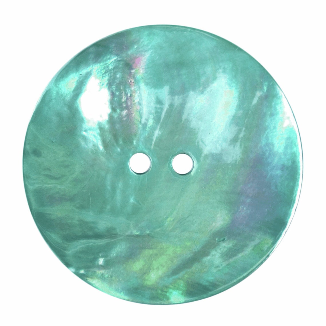 Natural Shell Button in Vivid Blues & 34mm Loose Mother of - Etsy