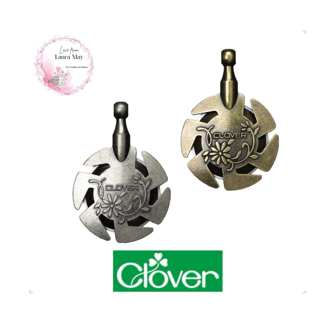 Clover Yarn Cutter Pendant Antique Gold Silver Travel - Etsy