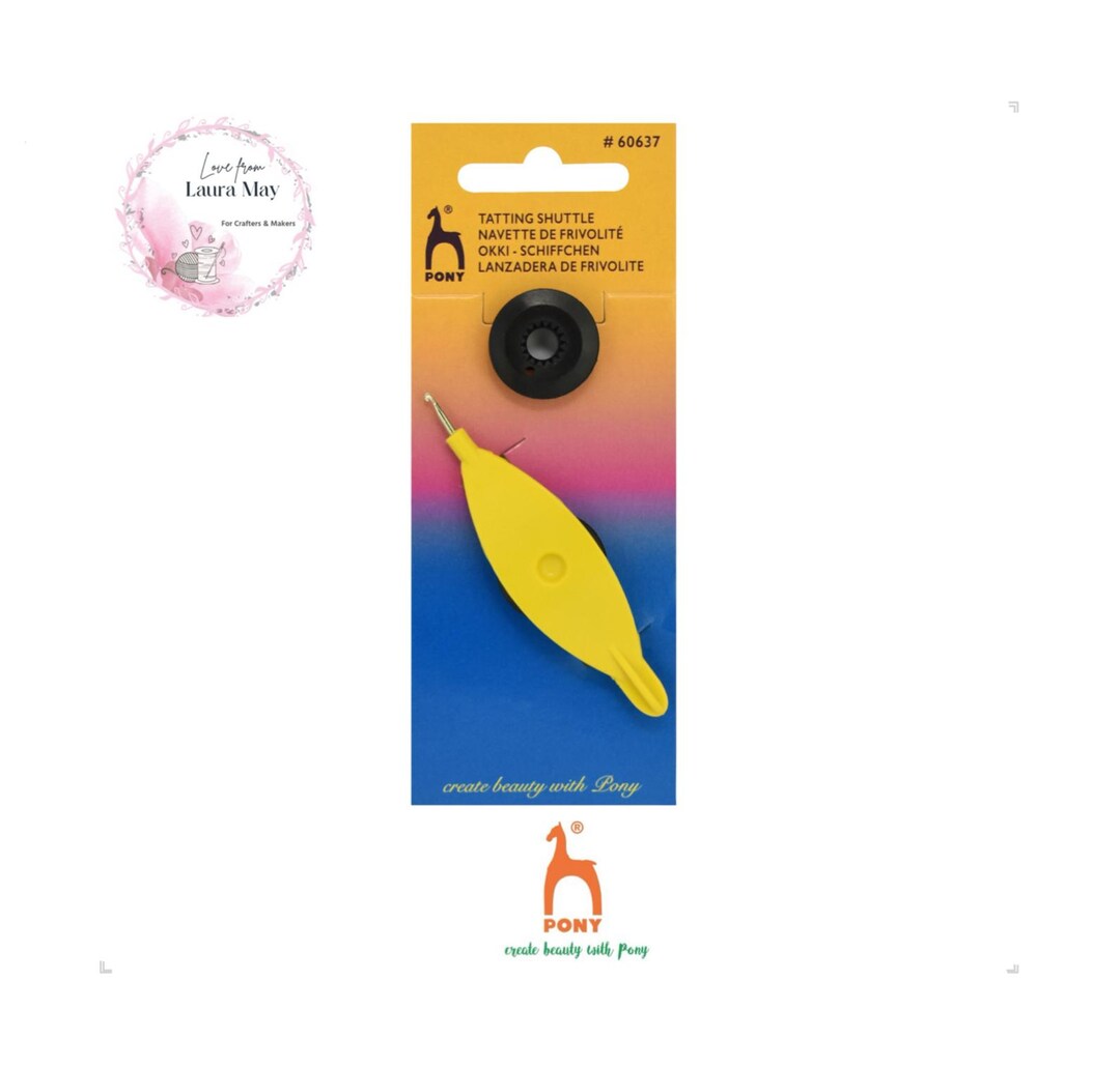 Tatting Shuttle With Hook & Bobbin Pony - Etsy