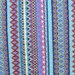 Retro Multicolor Stretch Fabric Chevron, Horizontal Patterned Stripes ...