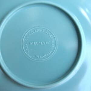 7 Turquoise Melmac Dishes | Small Plates, Sugar Bowl | Aqua Blue ...
