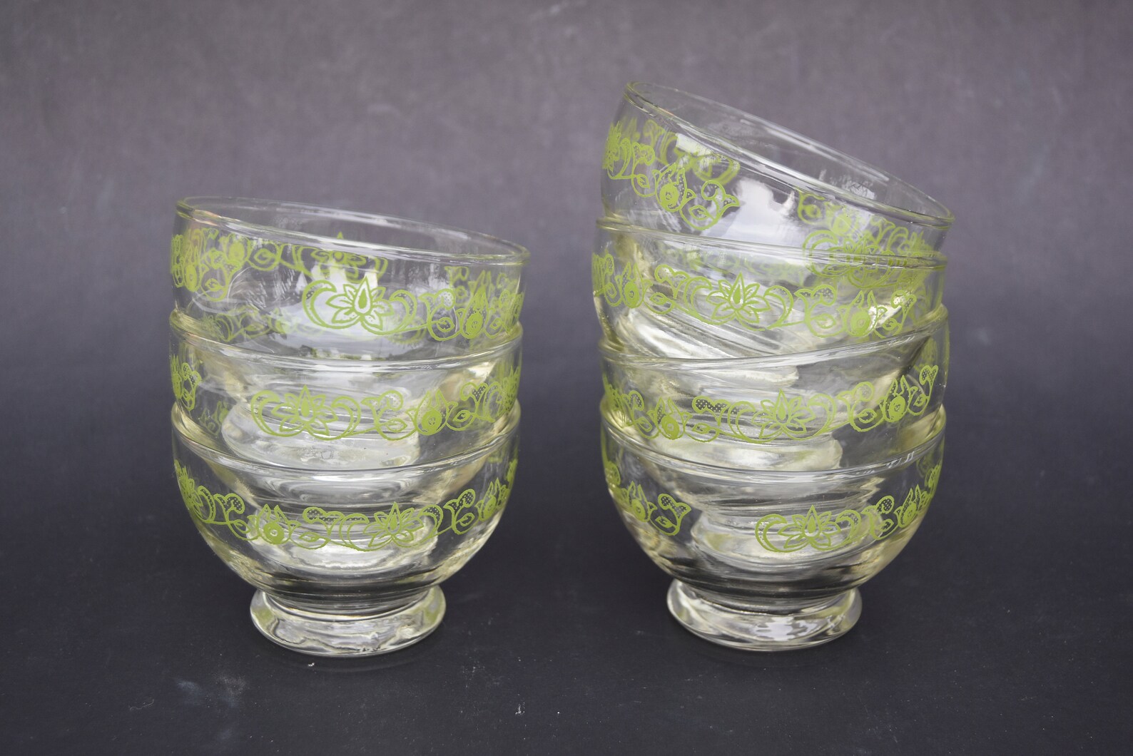 3 or 4 Clear Glass Dessert Bowls Fruit Nappies Dominion - Etsy