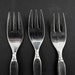 5 Rocroni Demitasse Spoons + 3 Prong Cocktail Forks | Tea Cappuccino ...