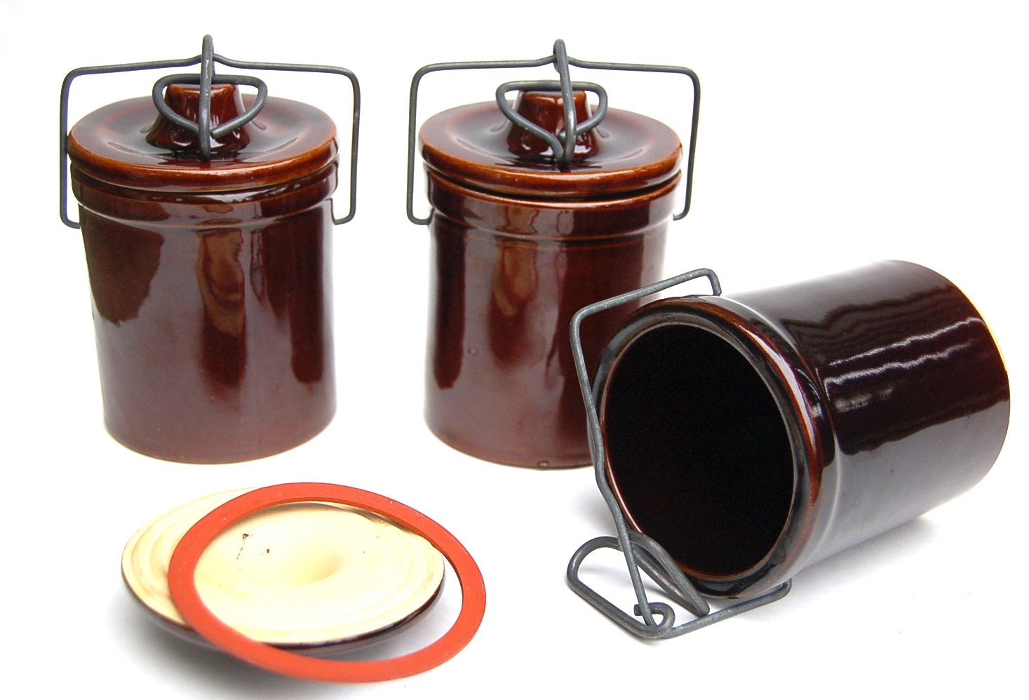 Small Vintage Crock Home & Living Jars & Containers etna.com.pe