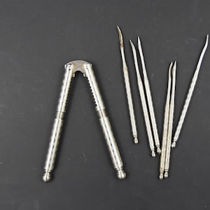 Vintage Nutcracker + 6 Pick Set | in Original Gift Box | Christmas ...