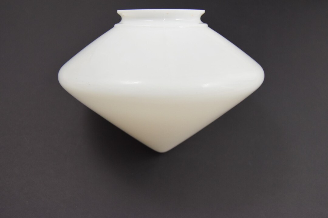 Opal Glass Cone Ceiling Shade | Flush Mount or Pendant | MCM Lighting ...