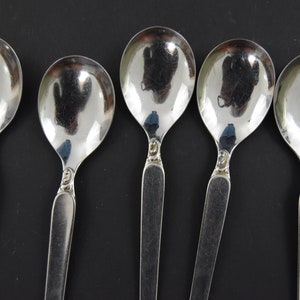 5 Rocroni Demitasse Spoons + 3 Prong Cocktail Forks | Tea Cappuccino ...