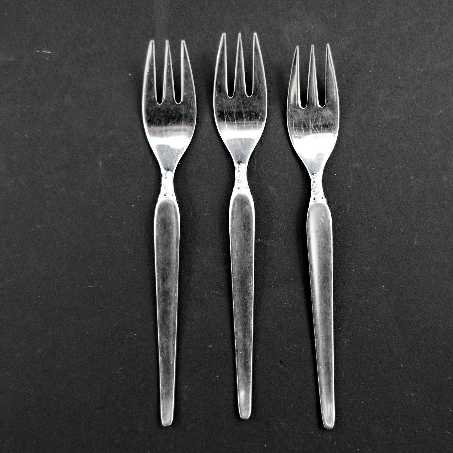 5 Rocroni Demitasse Spoons 3 Prong Cocktail Forks Tea - Etsy