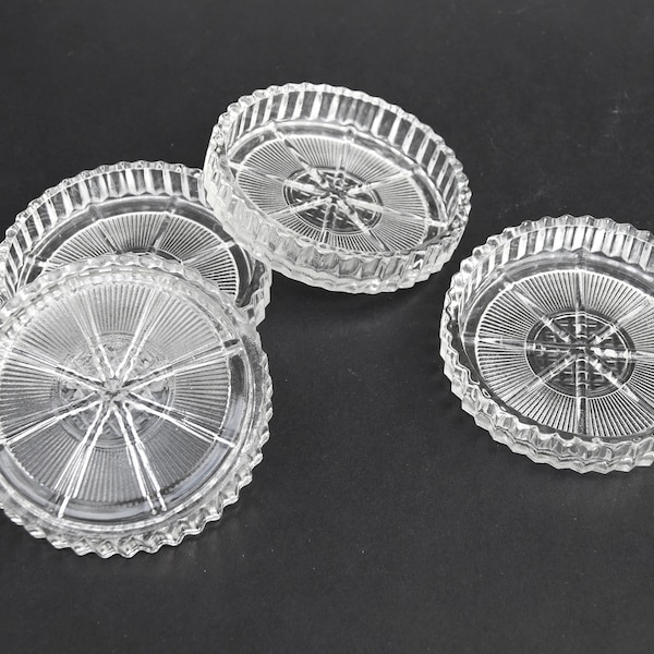 Retro Glass Coasters - Etsy