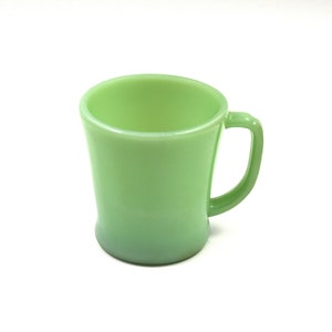 Vintage Fire King Jadeite Mug Green Collectible - Etsy