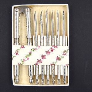 Vintage Nutcracker + 6 Pick Set | in Original Gift Box | Christmas ...