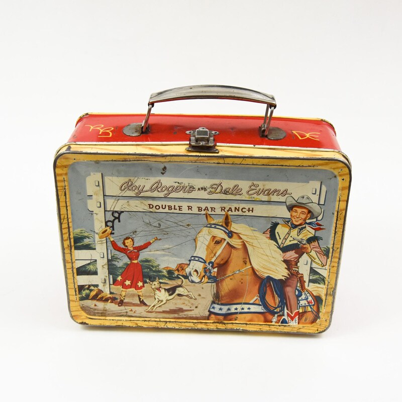 1950s Lunch Box - Etsy