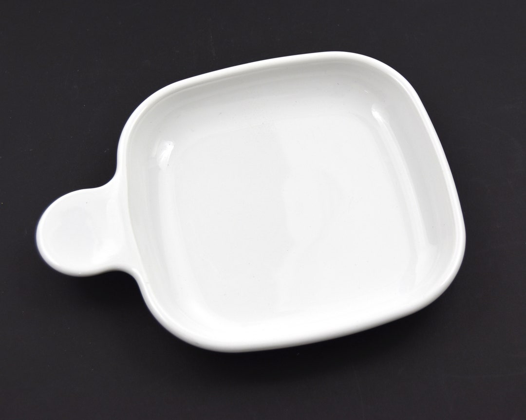 Corning Ware® Snack-it Plate P-185-B | Heat N' Eat | Solid White Retro ...