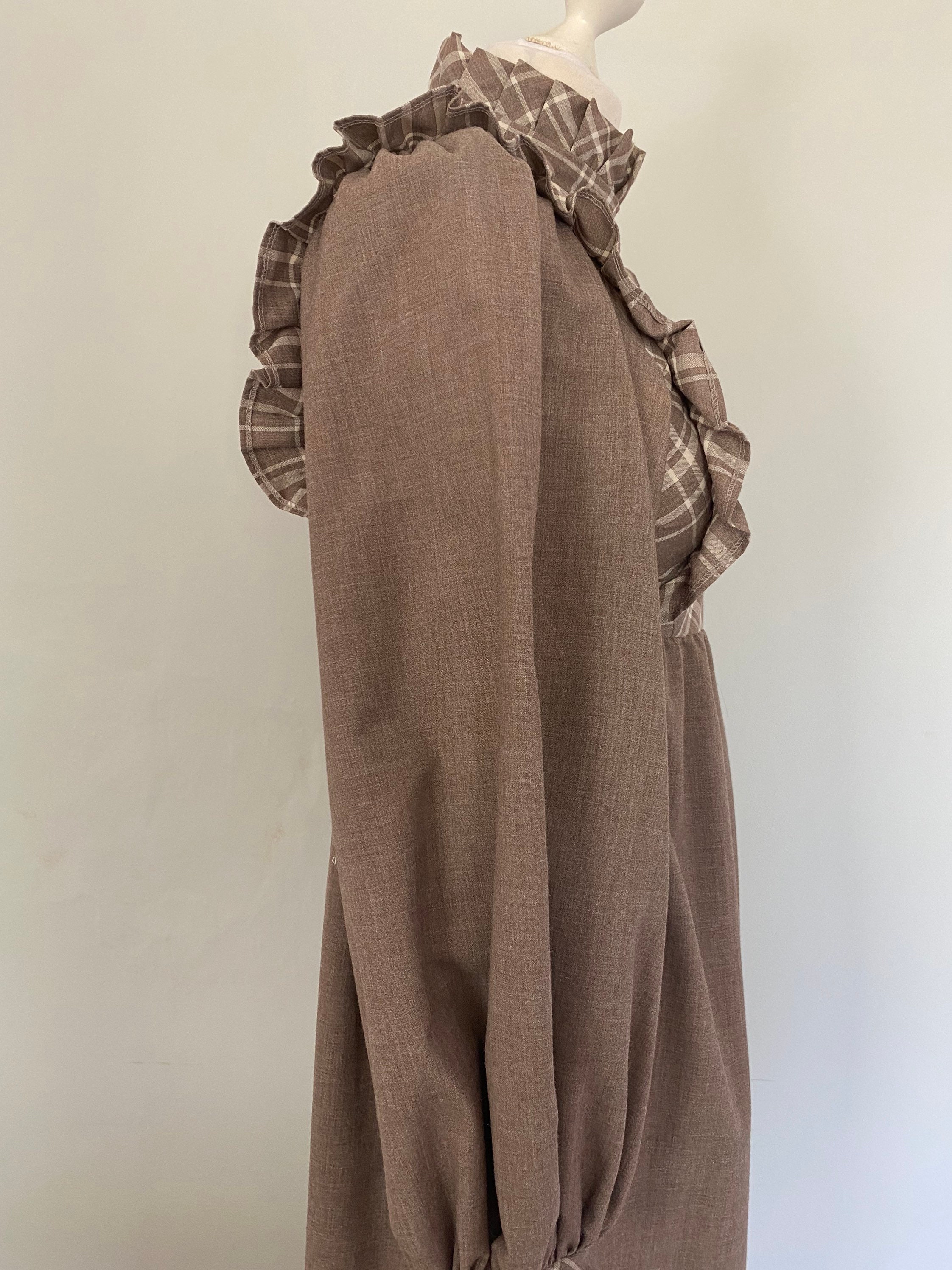 Vintage Seventies Marion Donaldson Maxi Prairie Dress Size Uk - Etsy