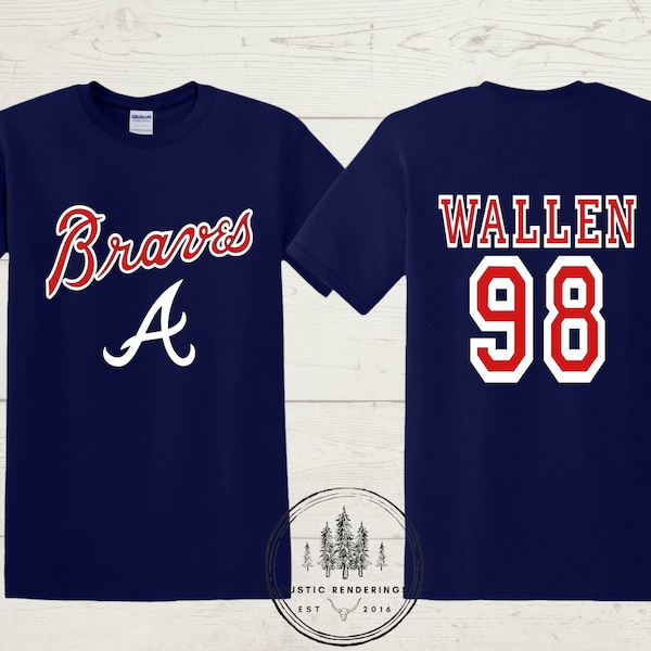 Svg Morgan Wallen 98’ Braves - Etsy
