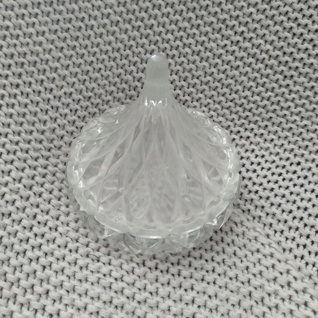 Hershey's Kisses Crystal "kiss" Shaped Candy Dish C. 1994 - Etsy