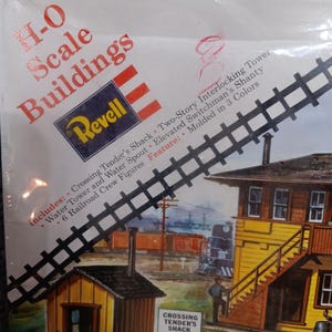 NRFB Vintage HO Scale 4 Pack of Trackside Buildings: Tender's Shack, 2 ...