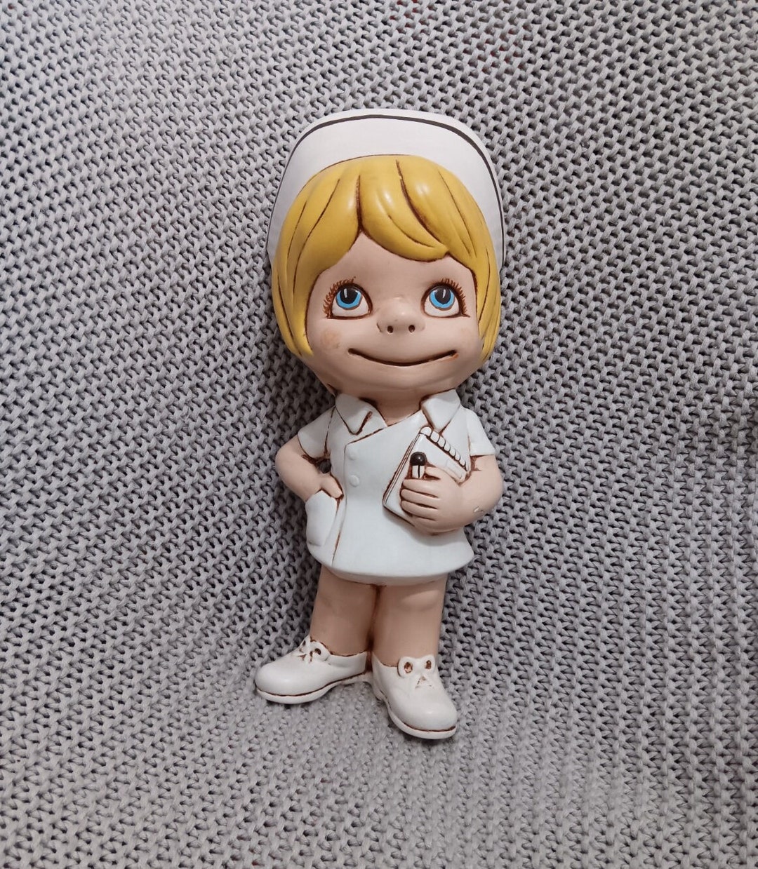 Vintage Atlantic Mold Co. Hand-painted Ceramic Nurse Figure (11 3/4 ...