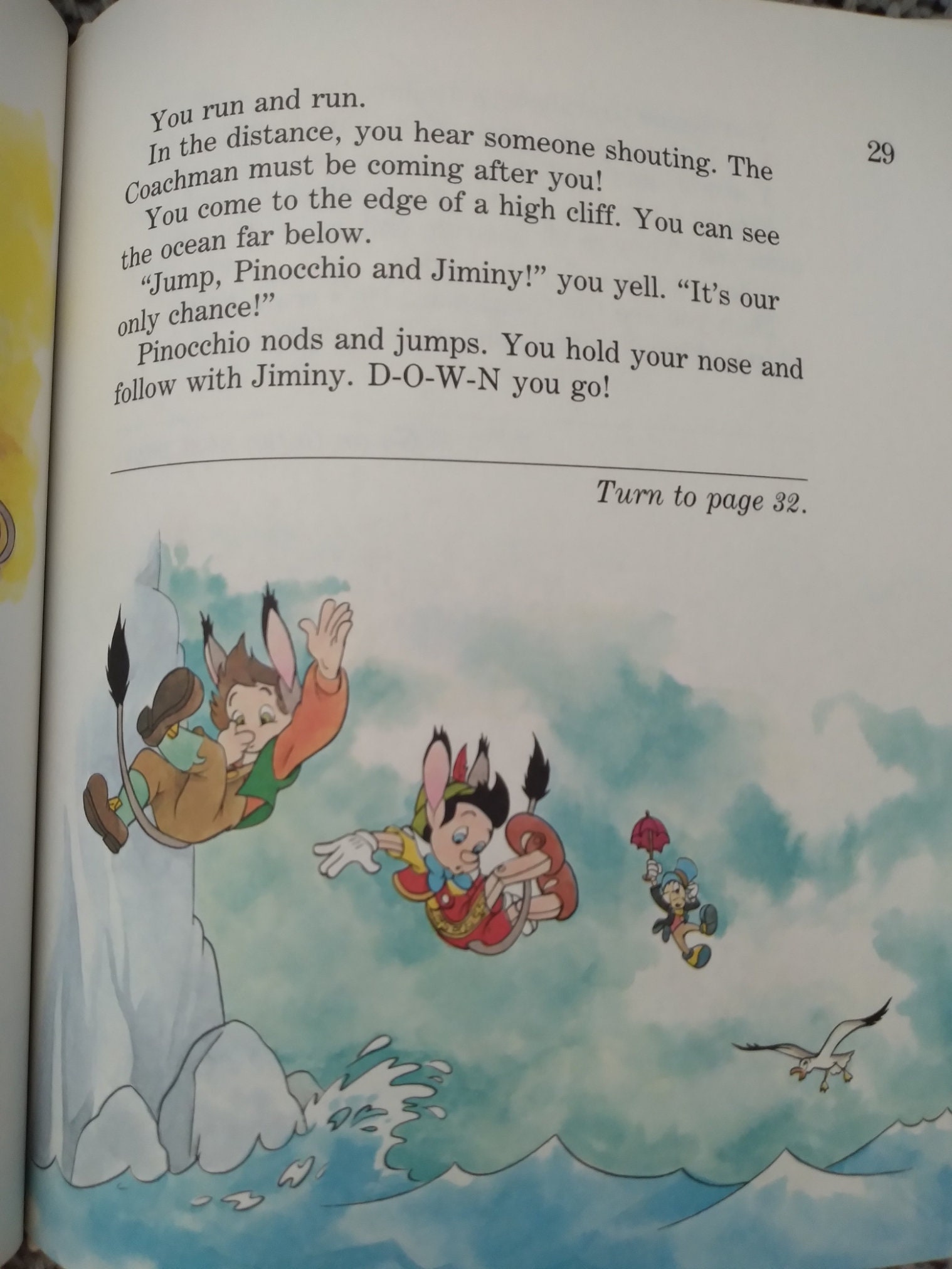 Choose Your Own Adventure Walt Disney's Pinnochio's Adventures C. 1985 ...