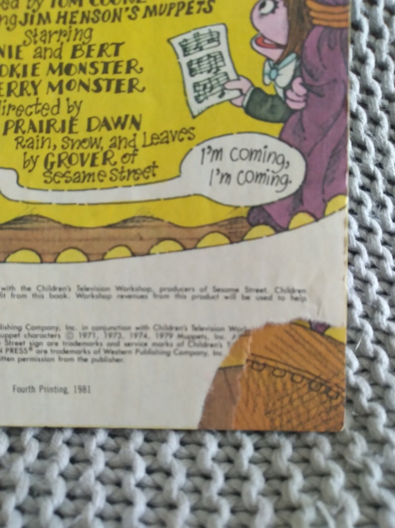 Little Golden Book: Sesame Street - the Four Seasons (1981) - Etsy