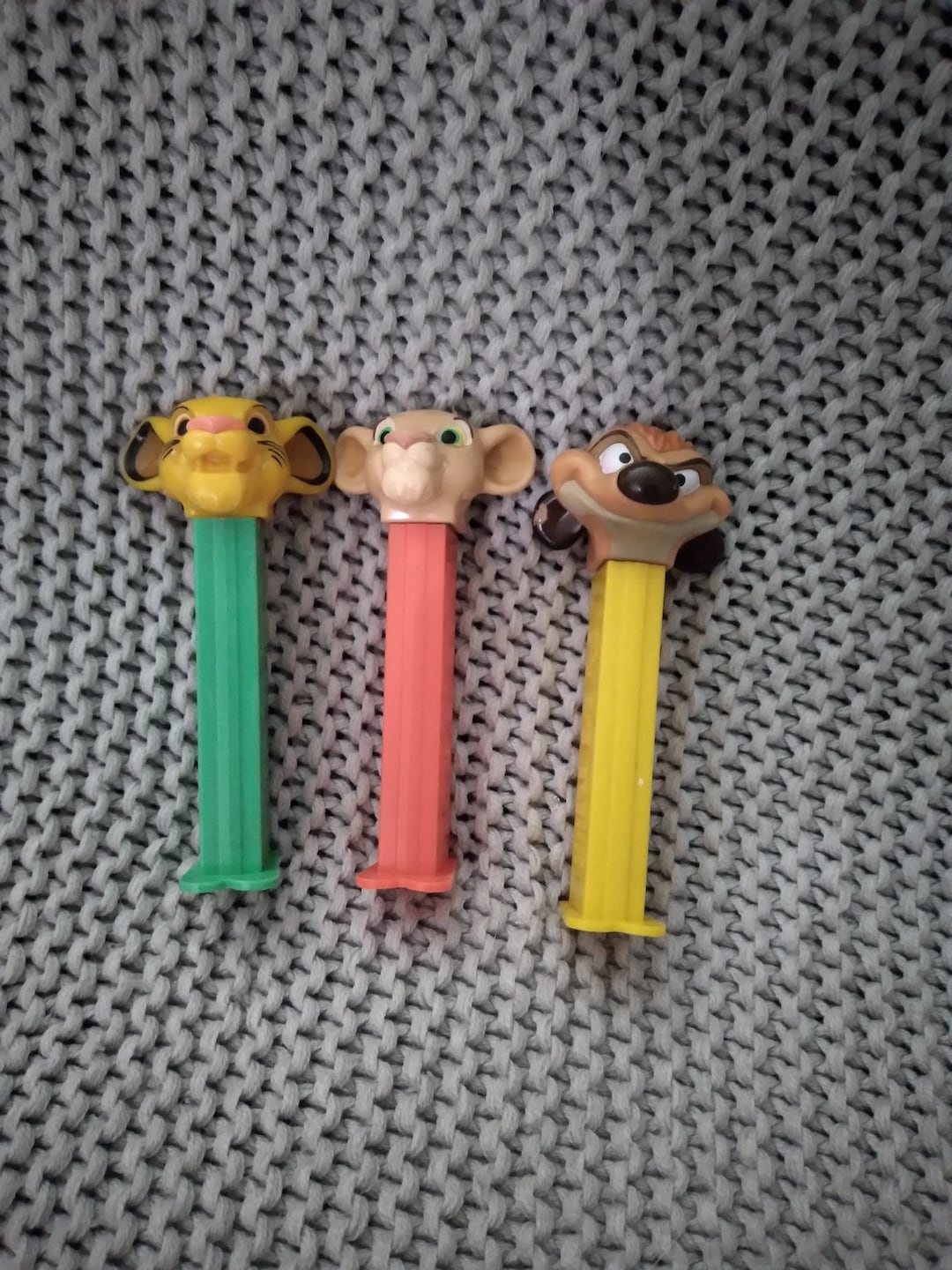 Trio of Disney's Lion King Movie Pez Dispensers - Baby Simba, Baby Nala ...