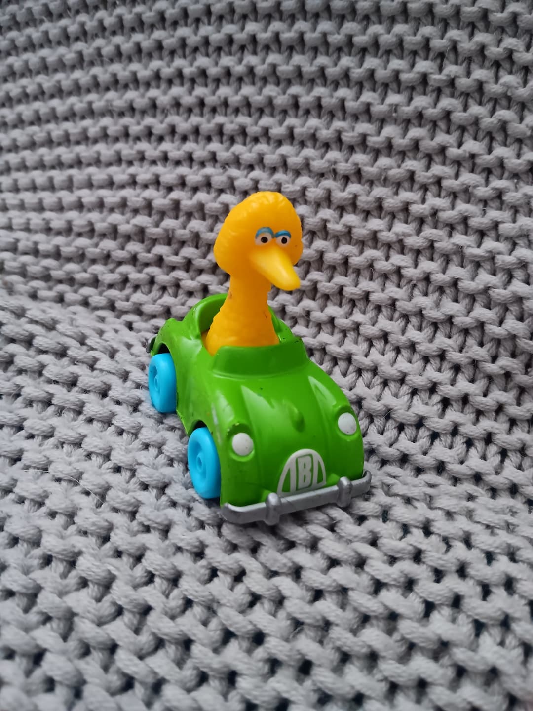 Vintage Sesame Street Big Bird Lime Colored Die Cast Car C. 1983 ...