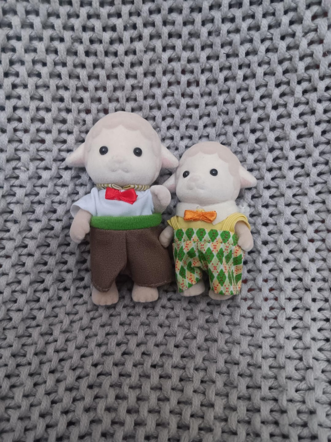 VGC EPOCH Sylvanian Sheep Family Father and Son in Their Original ...