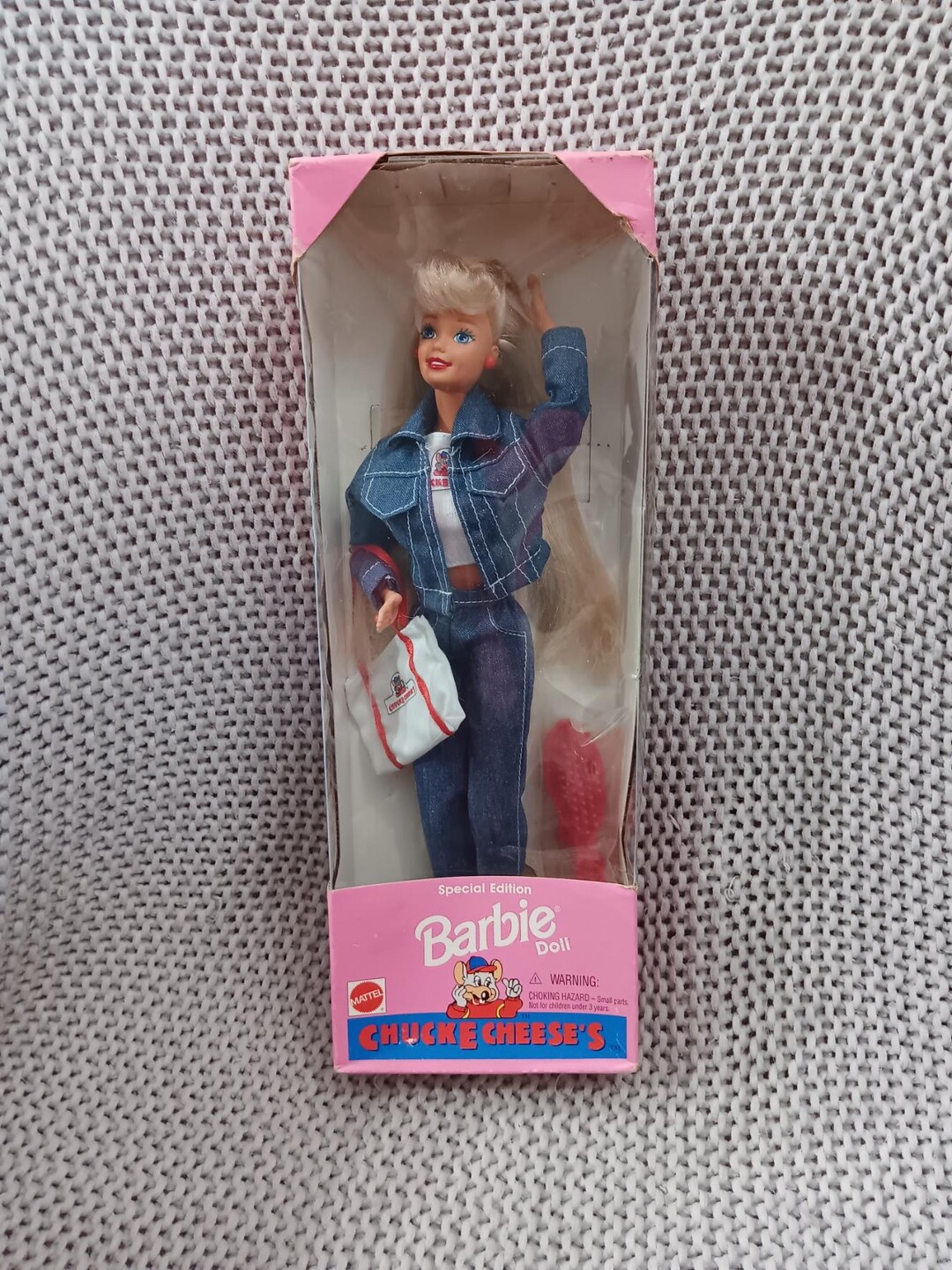 NRFBV Vintage Special Edition Chuck E Cheese Barbie Doll C. 1995 Mattel ...