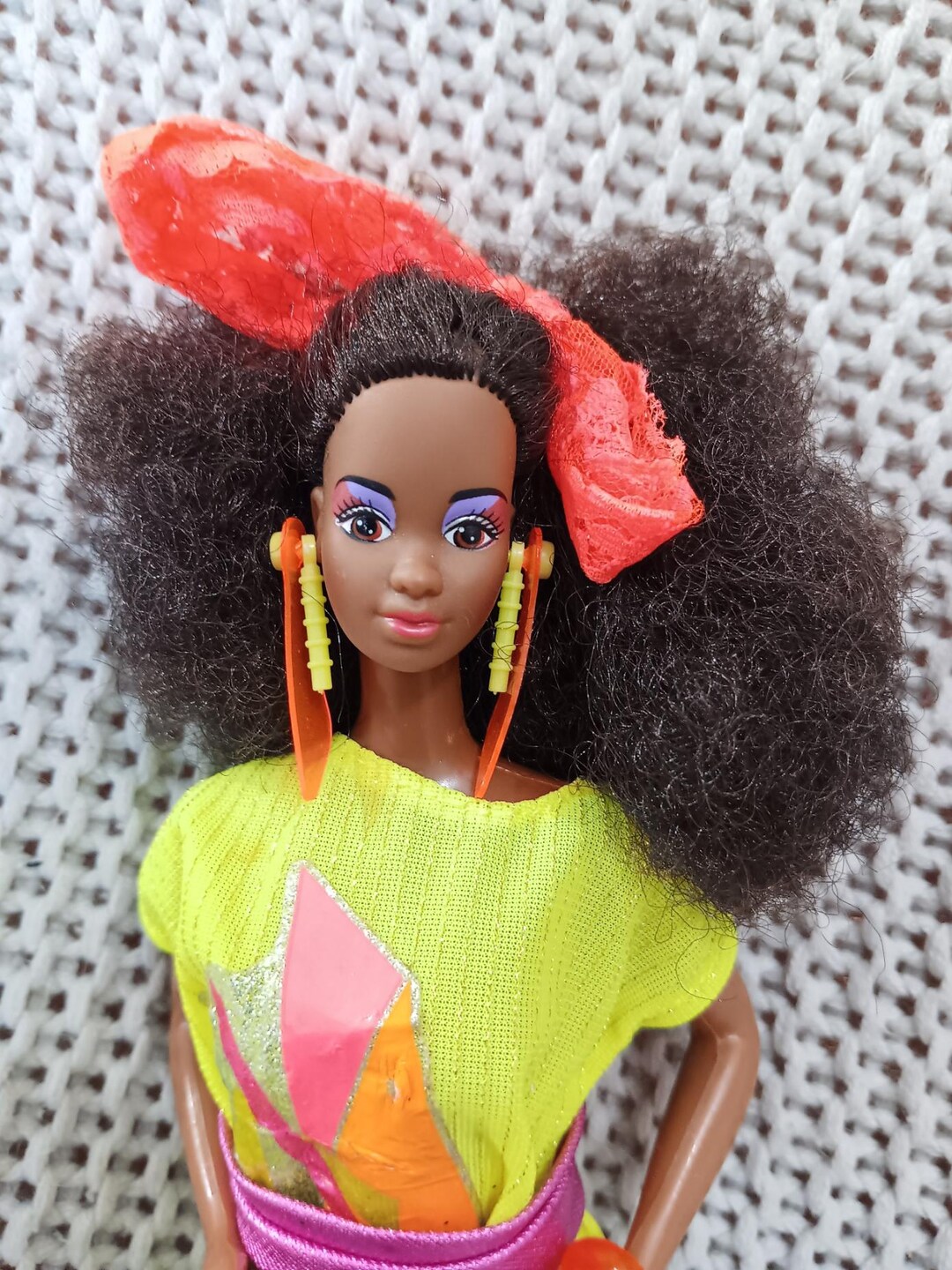 VGC Barbie and the Rockers Dee Dee Doll in Her Original Outfit C. 1985 ...